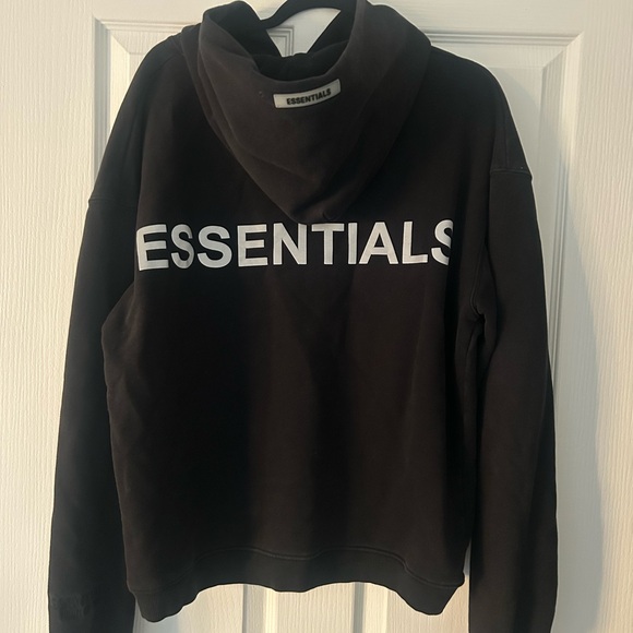 Essentials | Jackets & Coats | Essentials Black Hoodie Jacket | Poshmark
